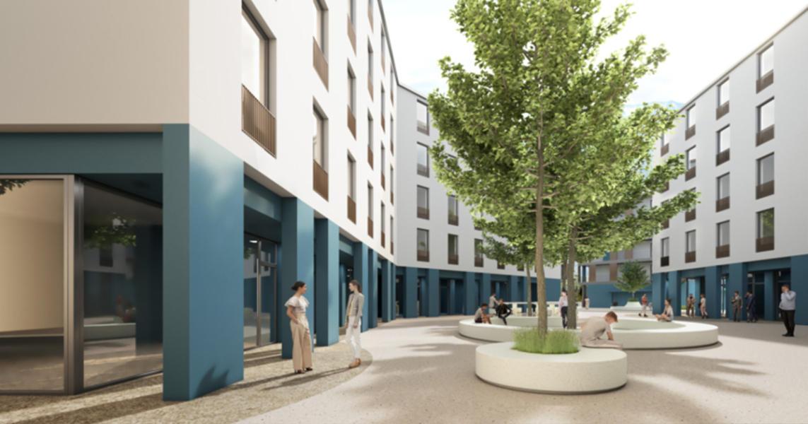 Posato il primo tassello dell’area «Nuova Trento» - Patrimonio del Trentino